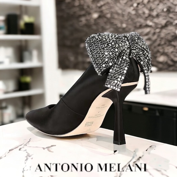 ANTONIO MELANI | Shoes | Antonio Melani Collection Apollo Bow Satin Pump | Poshmark